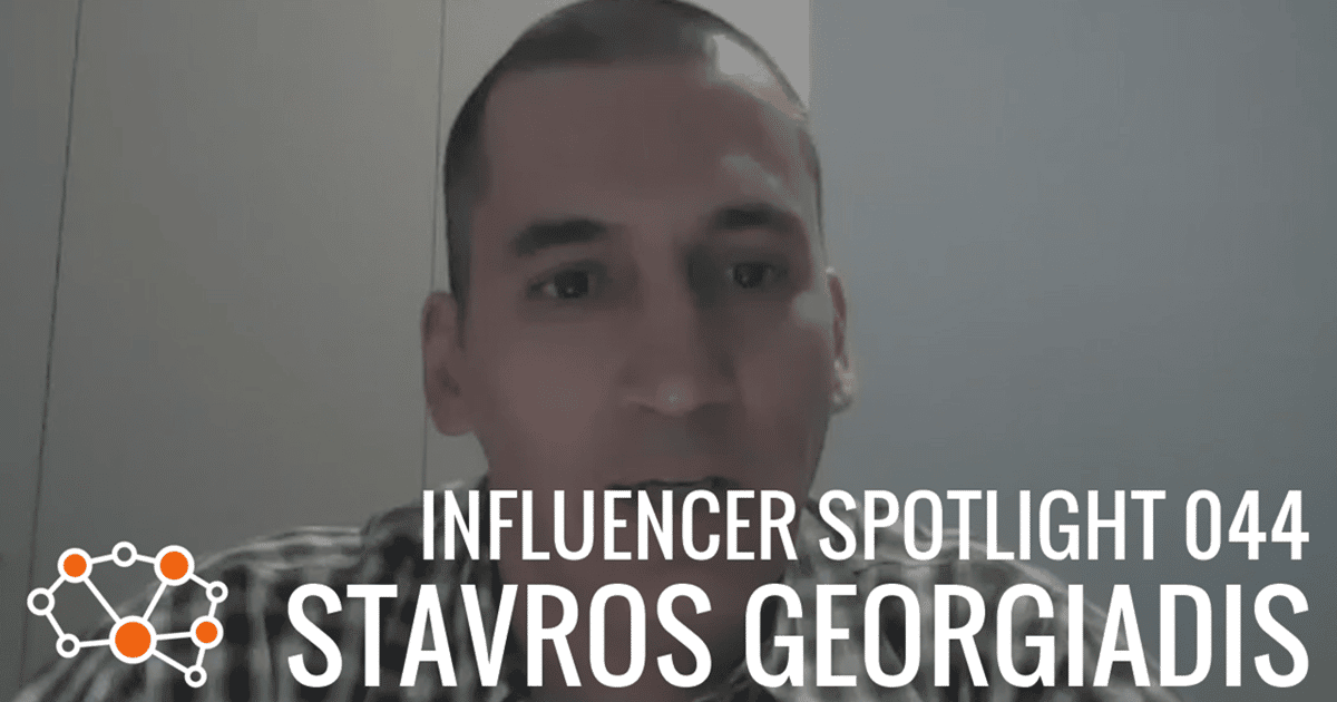 STAVROS GEORGIADIS Influencer Spotlight - Intellifluence